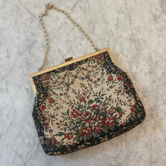 Bags | Vintage Cloth Handbag | Poshmark